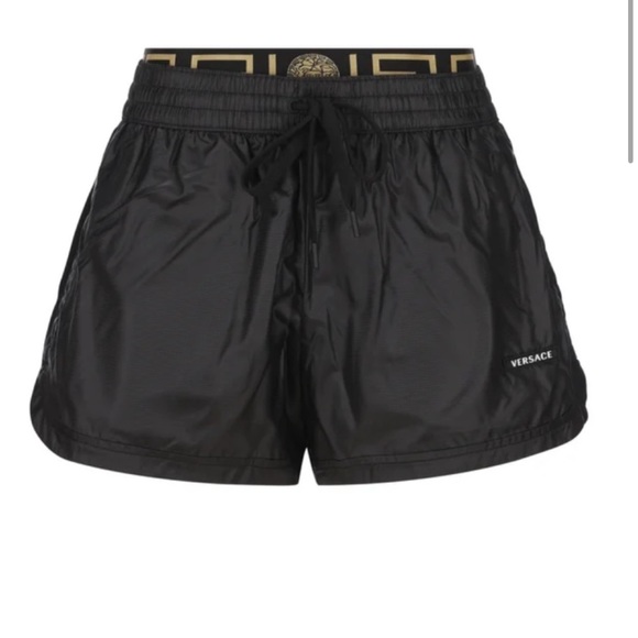 Versace | Shorts | Versace Greca Border Gym Shorts Size Medium Nwt ...